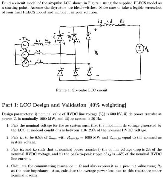 SOLVED: This following problem is related to HVDC. Could you help me ...