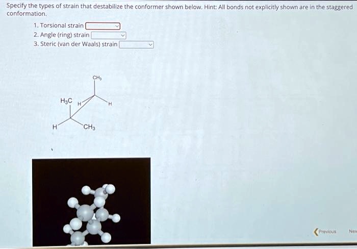 SOLVED: Texts: Specify the types of strain that destabilize the ...
