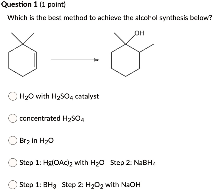 SOLVED:Question 1 (1 point) Which is the best method to achieve the ...