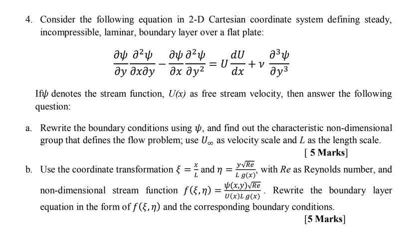 SOLVED: Consider the following equation in 2-D Cartesian coordinate ...