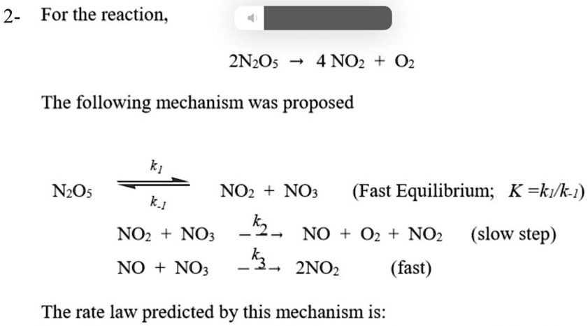 VIDEO solution: For the reaction: 2NO + 4NO2 + O2 The following ...