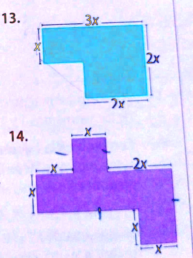 SOLVED: Calcula el perímetro de cada una de las siguientes figuras ...