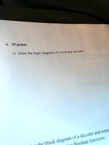 SOLVED: Draw the logic diagram of a 3-to-8-line decoder.