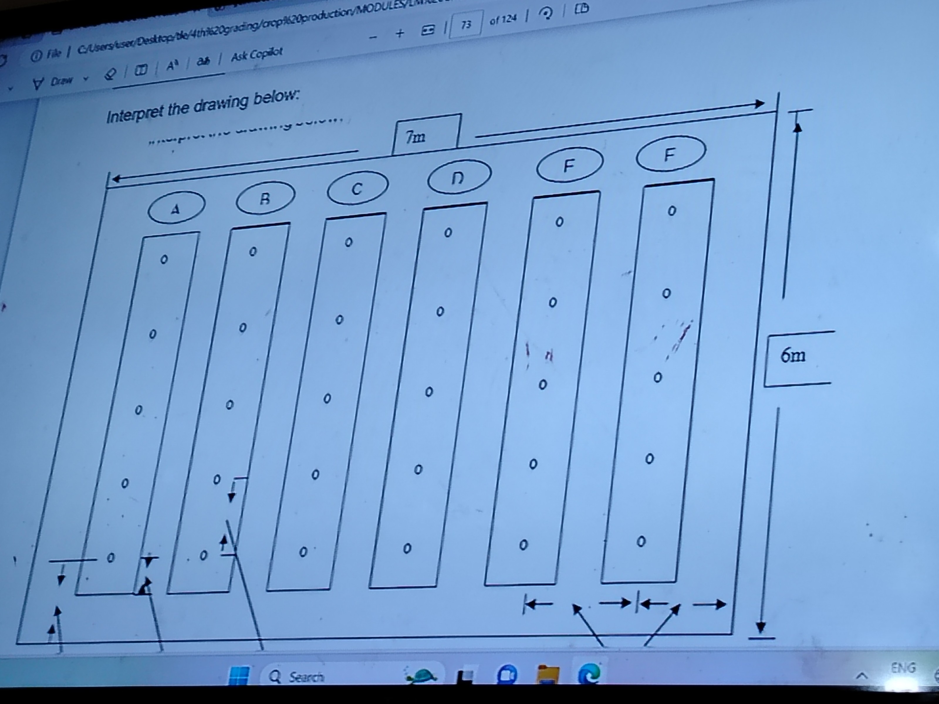 A / as / Ask Copilot Interpret the drawing below: