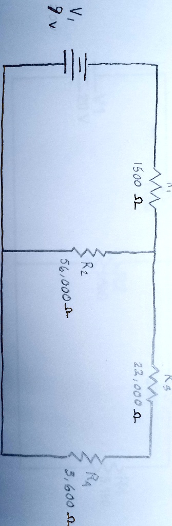 SOLVED: Calculate the voltage in every resistor. 1500 VVV 56,000 22,000 ...