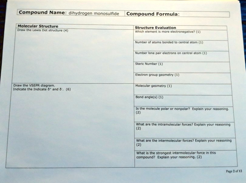 compound namedihydrogen monosulfide compound formula molecular ...