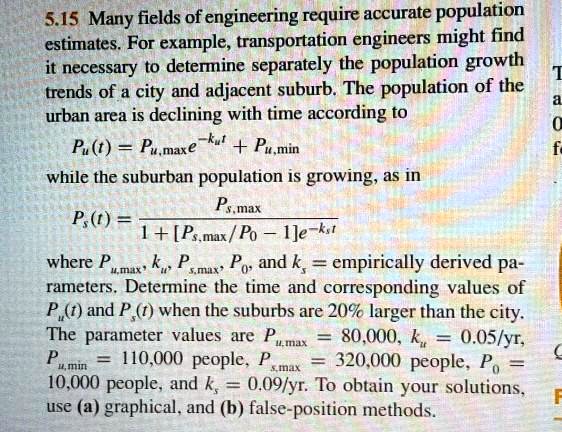 515 many fields of engineering require accurate population estimates ...