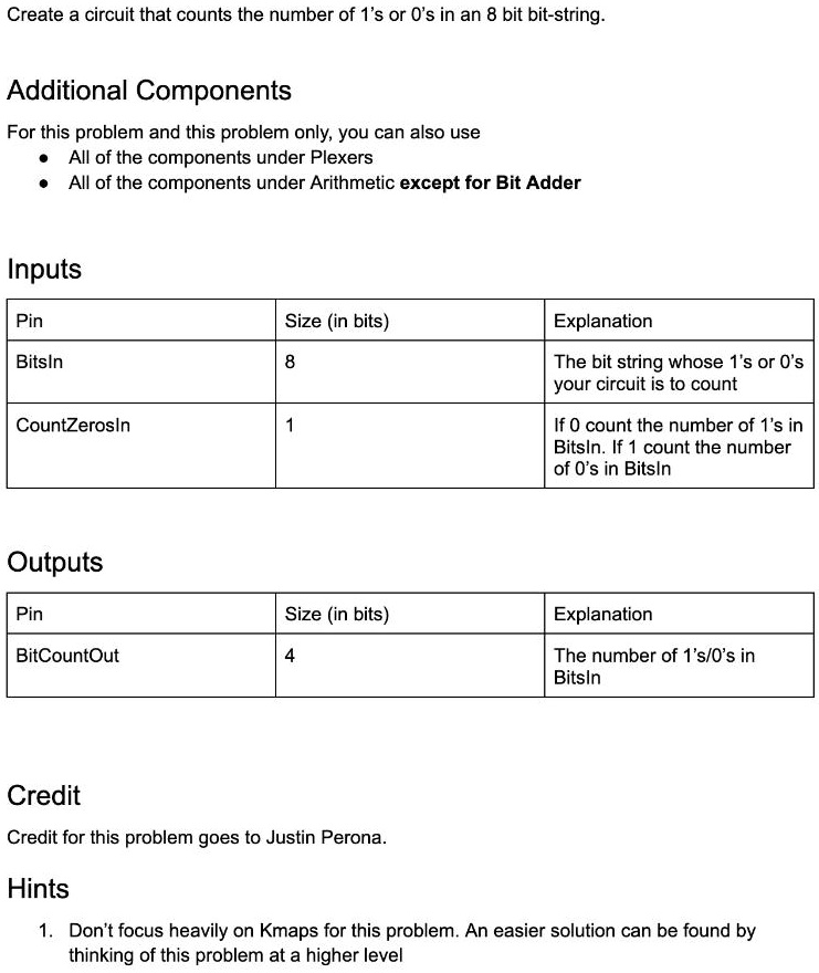 SOLVED: Please draw the circuit diagram and indicate its input and ...
