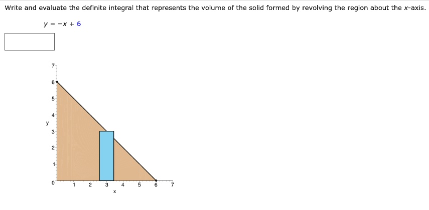 Write and evaluate the definite integral that represents the...