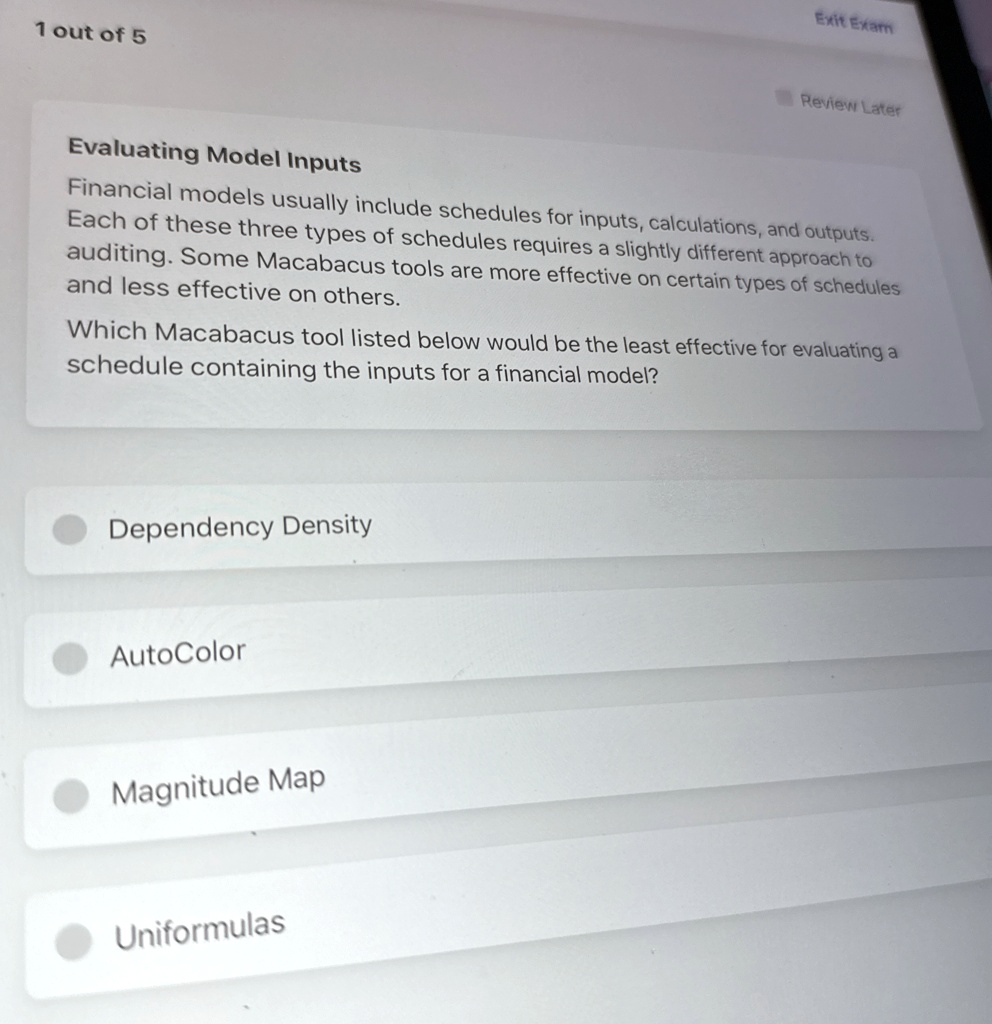 evaluating model inputs financial models usually include schedules for inputs calculations and ...