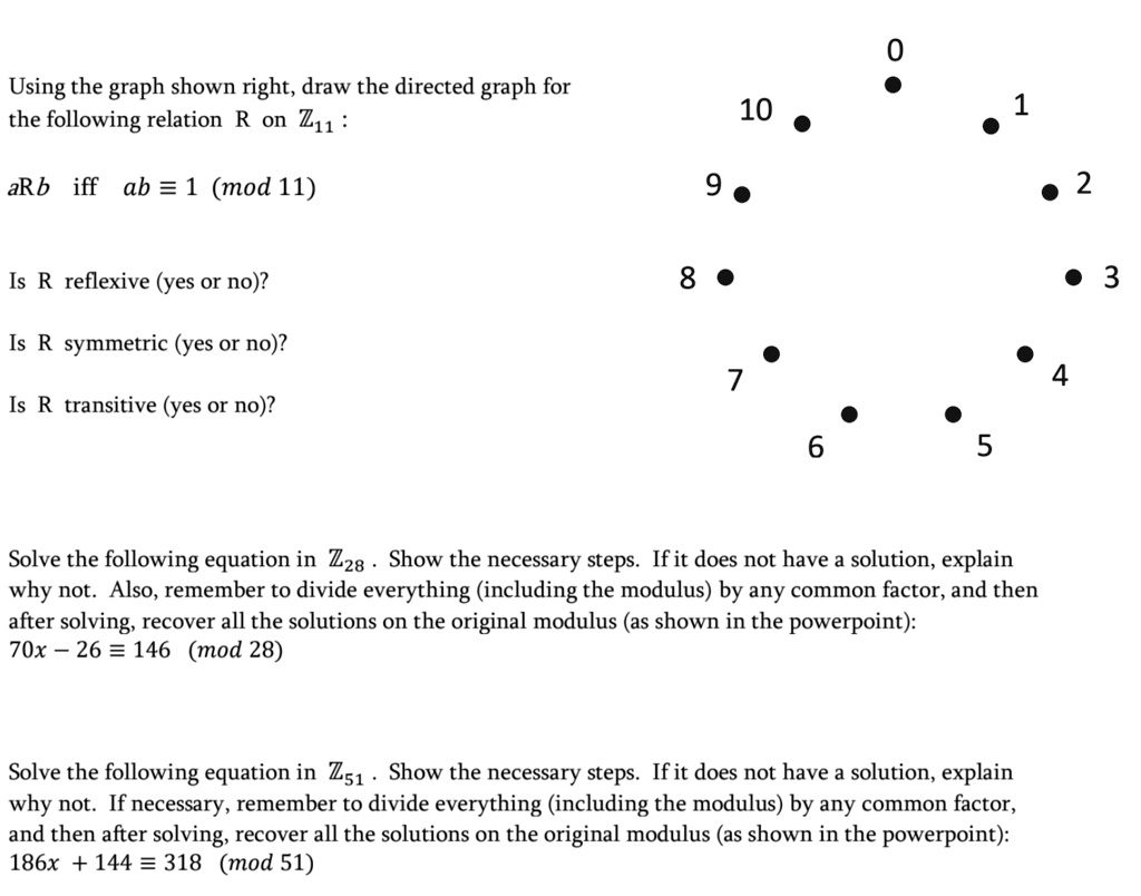 SOLVED: Using the graph shown right, draw the directed graph for the ...