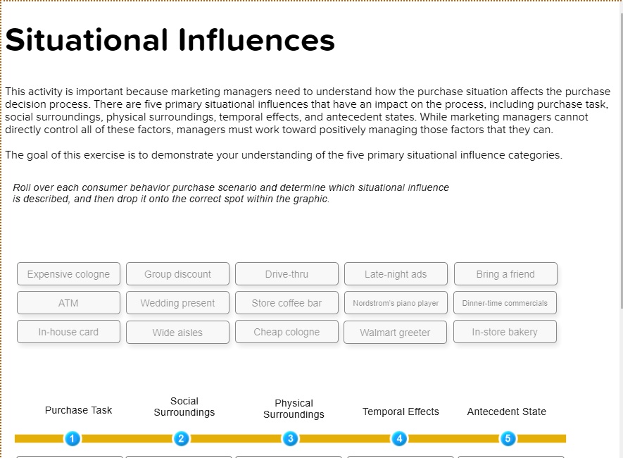 SOLVED: Situational Influences This activity is important because ...