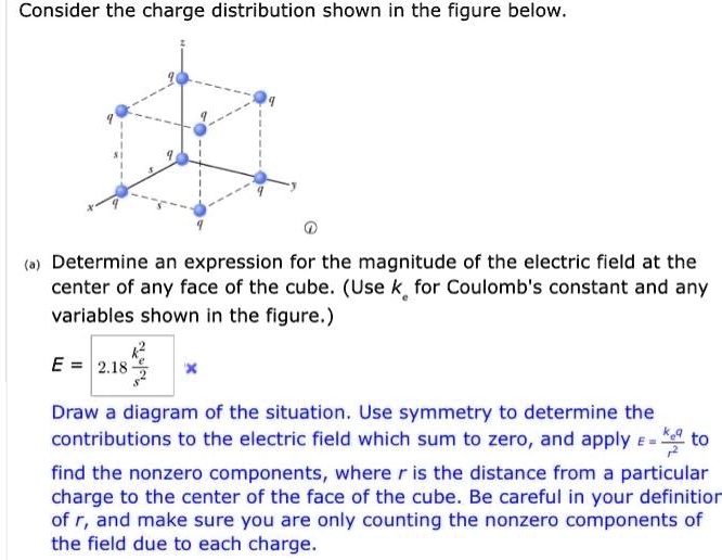 SOLVED: Consider the charge distribution shown in the figure below ...