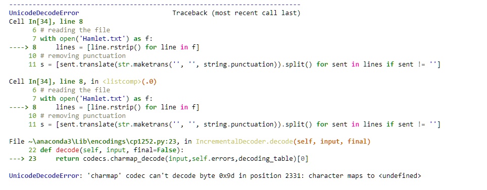 Solved Here Is My Python Code Import String From Collections Import Counter Import Matplotlib