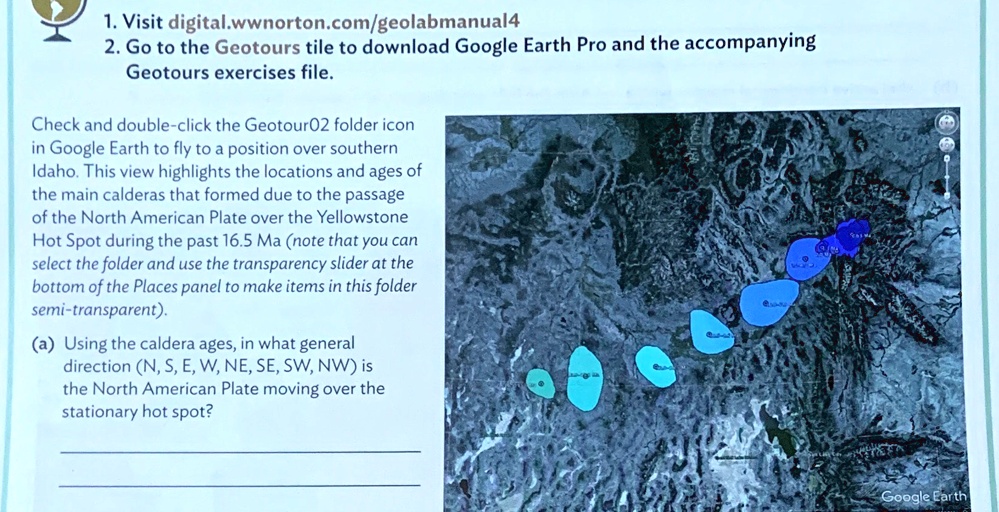 1 visit digital wwnortoncomgeolabmanual4 2 go to the geotours tile to ...