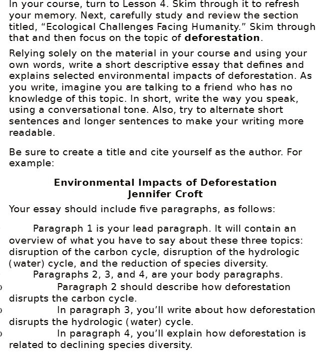 SOLVED: "help with begin that In your course, turn to Lesson Skim through it to refresh your ...