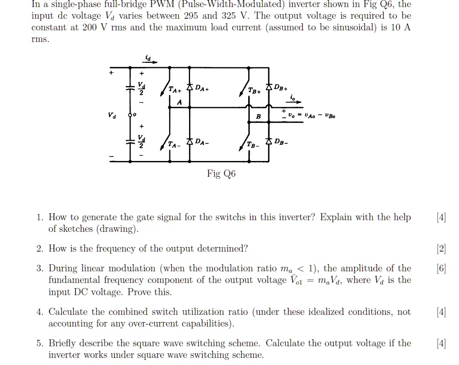 in a single phase full bridge pwm pulse width modulated inverter shown ...