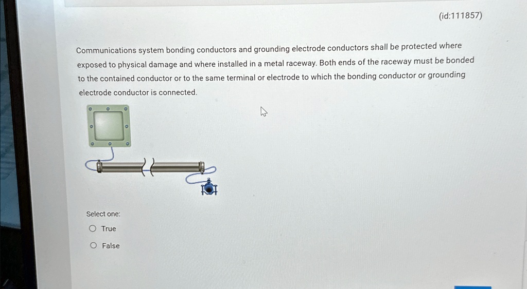 communications system bonding conductors and grounding electrode ...