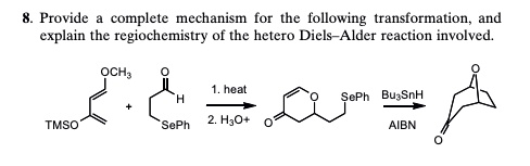 SOLVED: Provide complete mechanism for the following transformation ...