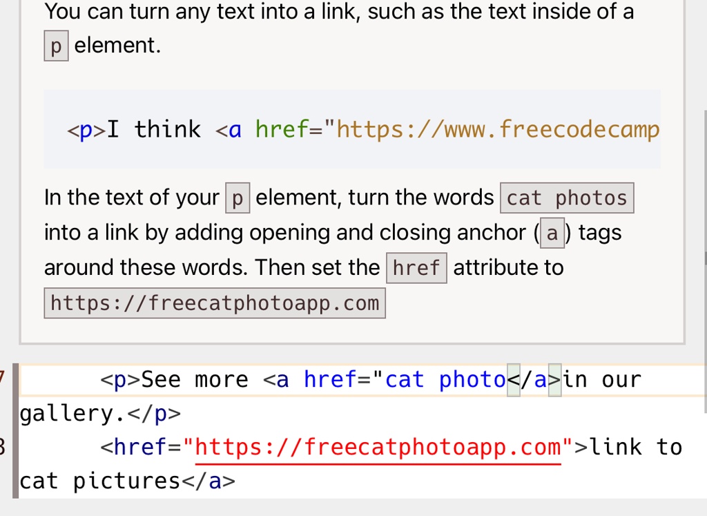 You Can Turn Any Text Into A Link Such As The Text Inside Of A Element