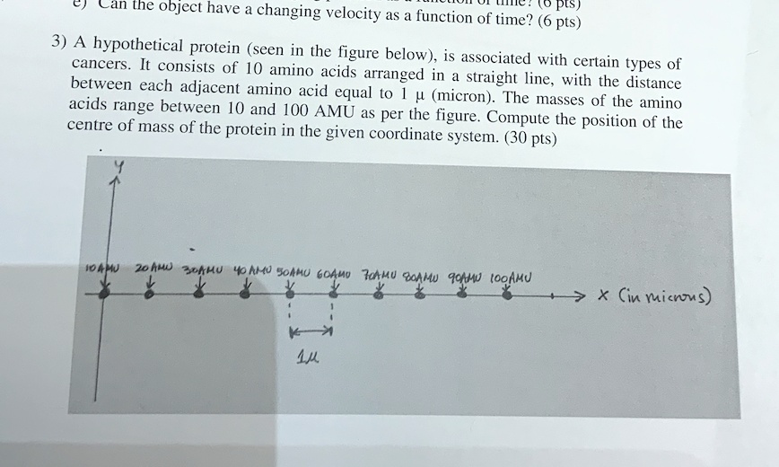 [GET ANSWER] can the object have changing 0 pts velocity as a funetion ...