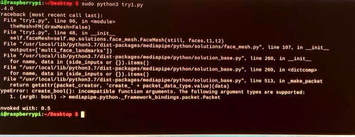 Solved Trying To Run A Python Code In Raspberry Pi 4 Mode B And On It Im Using Mediapipe And