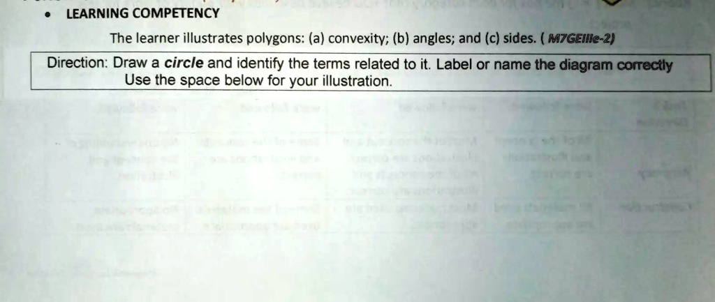 LEARNING COMPETENCY The learner illustrates polygons: (a) convexity; (b ...