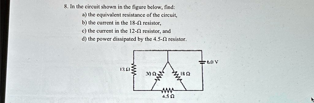 in the circuit shown in the figure below find a the equivalent ...