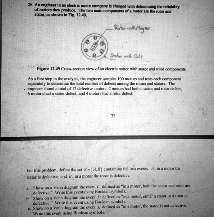 VIDEO solution: An engineer in an electric motor company is charged with determining the ...