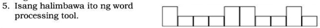 5. Isang halimbawa ito ng word processing tool.