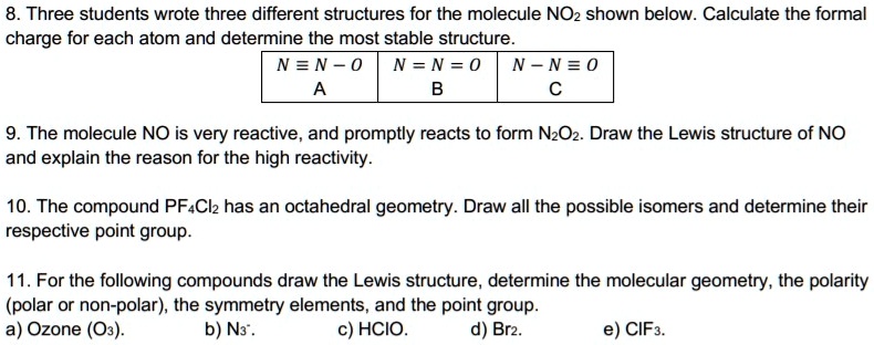 No2 Lewis Structure Shape Lewis Structures