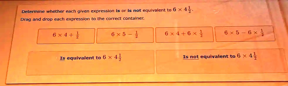 SOLVED: Determine whether each given expression is or is not equivalent ...