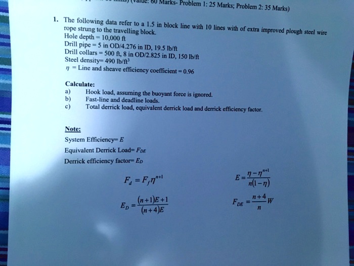 60 Marks- Problem 1: 25 Marks; Problem 2: 35 Marks) 1. The following ...