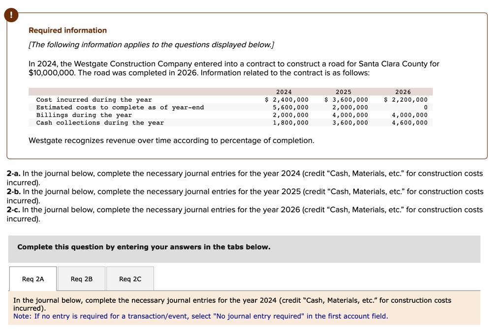 SOLVED: Texts: Required information [The following information applies ...