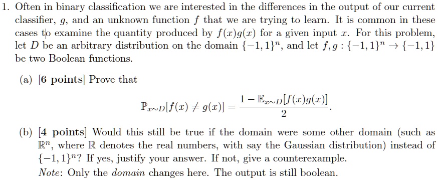 often in binary classification we are interested in the differences in the output of our current ...