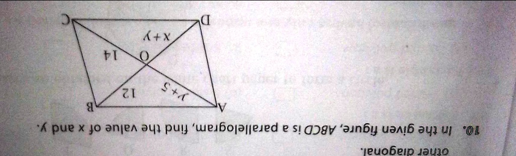 Solved 18 In The Given Figure Abcd Is A Parallelogram Find The