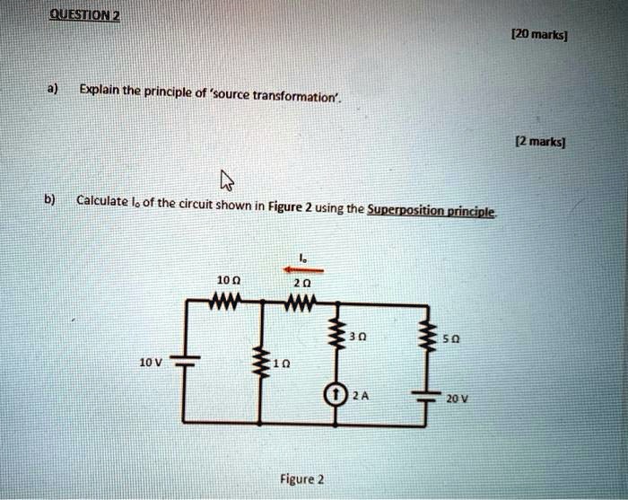 Solved Qlestonz Explain The Principle Of Source Transformation