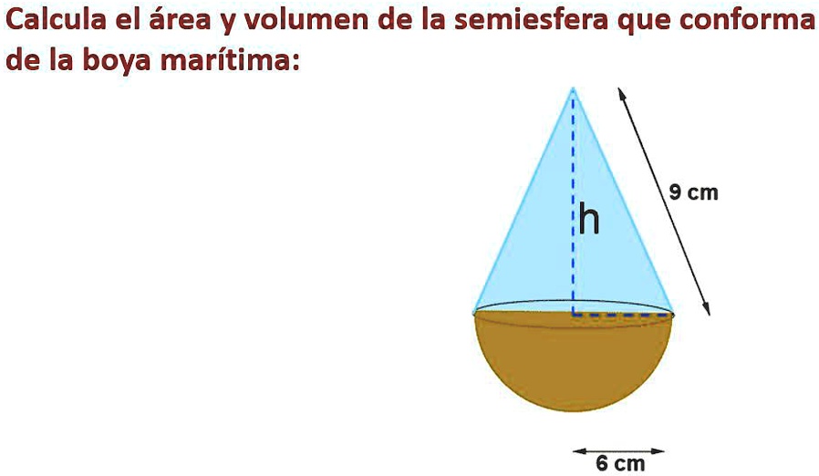 SOLVED: Alguien lo puede resolver? Calcula el área Y volumen de la ...