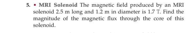 5 mri solenoid the magnetic field produced by an mri solenoid 25 m long ...