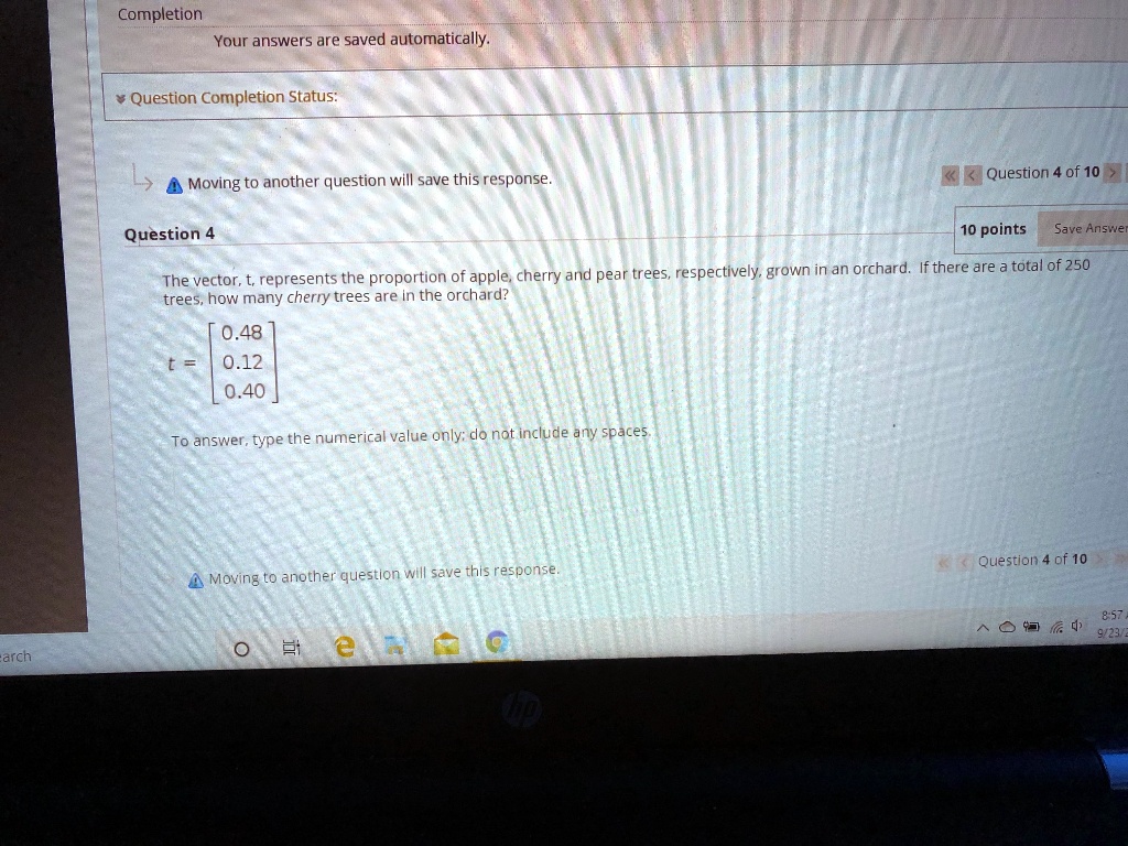 completion your answers are saved automatically question completion status moving to another ...