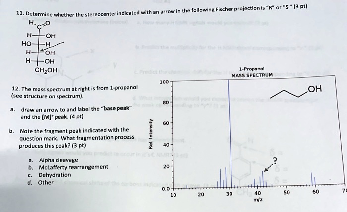 SOLVED: Section 1: Determine stereocenter indicated with, whether the C=O OH HO- F OH H-toh ...