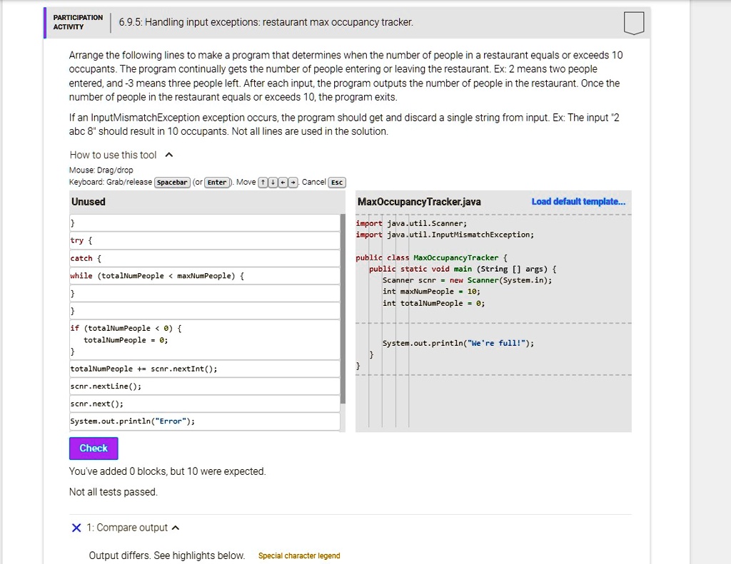 i need help with this ive tried numerous and multiple times arranging the code and it still ...