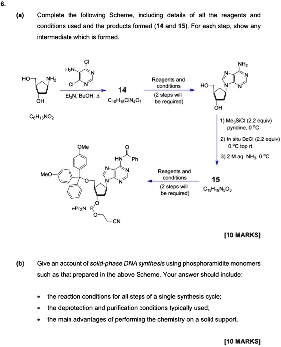 SOLVED: Complete the following Scheme including details ofall the ...