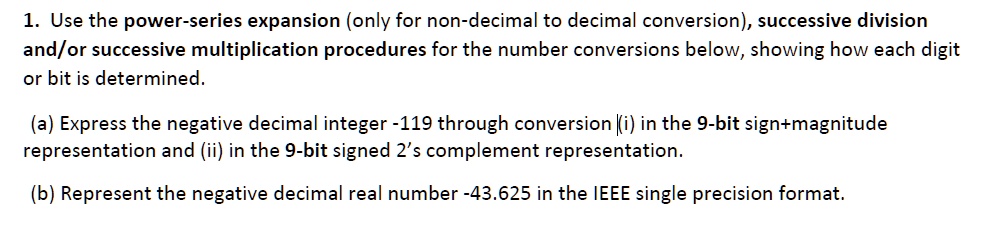 SOLVED: Use the power-series expansion (only for non-decimal to decimal ...