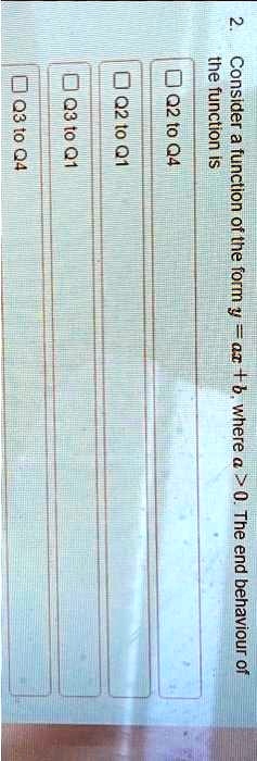 SOLVED: 2i Q3 to Q4 Q3 to Q1 Q2 to Q1 Q2 to Q4 The function is