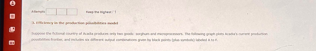 SOLVED: Suppose the fictional country of Acadia produces only two goods ...