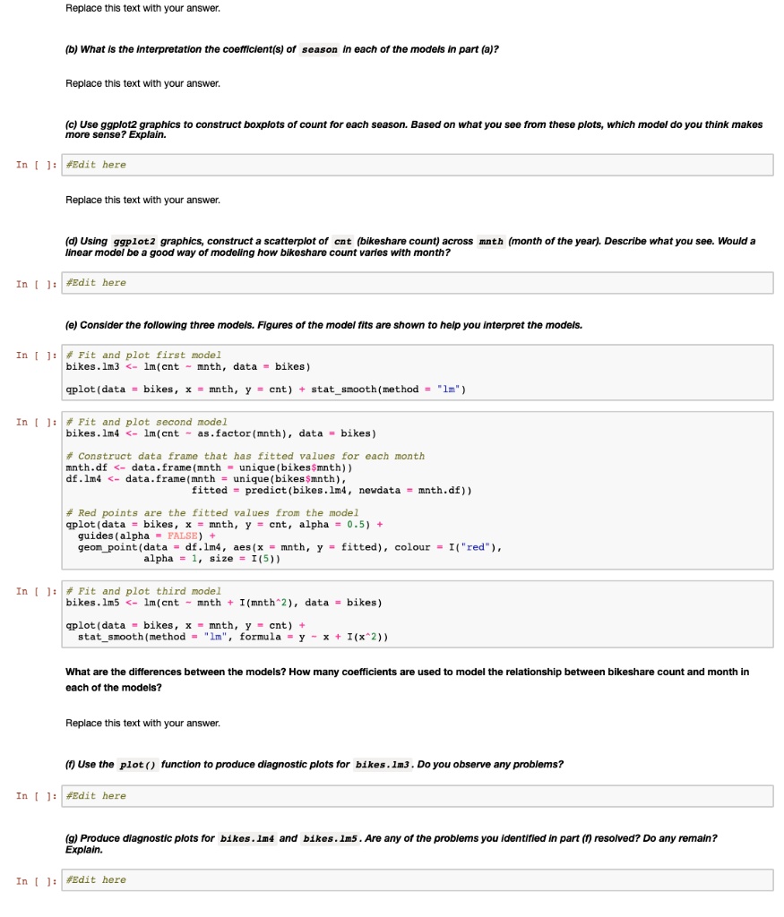 SOLVED:Replace this text Mtn your answer; (b) What Is the Interpretation the coelicient(s ...