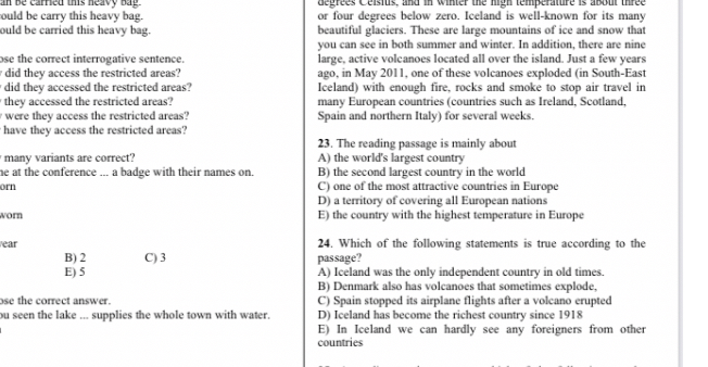 SOLVED: ould be carry this heavy bag. ould be carried this heavy bag ...