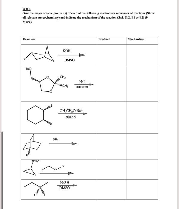 SOLVED: Give the major organic product(s) of each of the following ... SOLVED: Give the major organic product(s) of each of the following ...