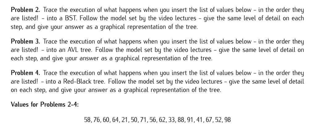 Solved Text Data Structure And Algorithm Values For Problems Are Mentioned At The End Problem 3487